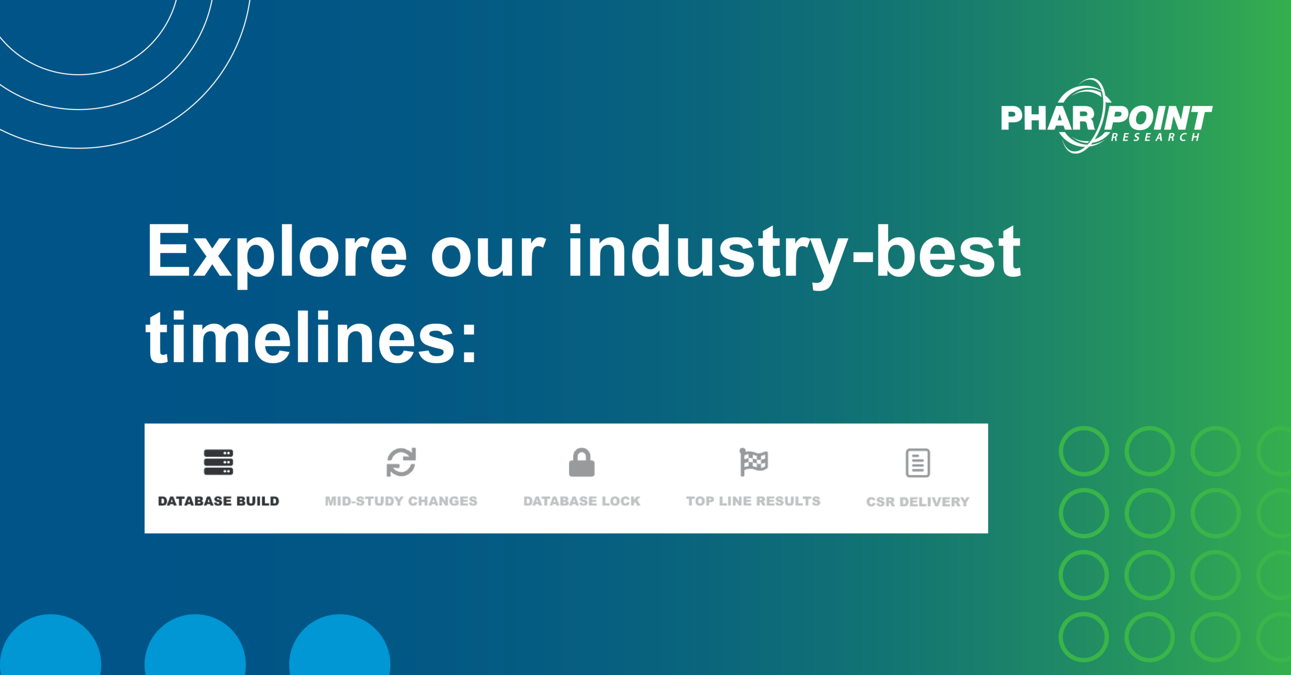 Faster Clinical Trials: Biometrics Timelines | PharPoint Research